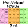 Noun, Verb and Adjective Charades - Etsy