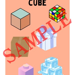 3D Shape Classroom Posters - Etsy