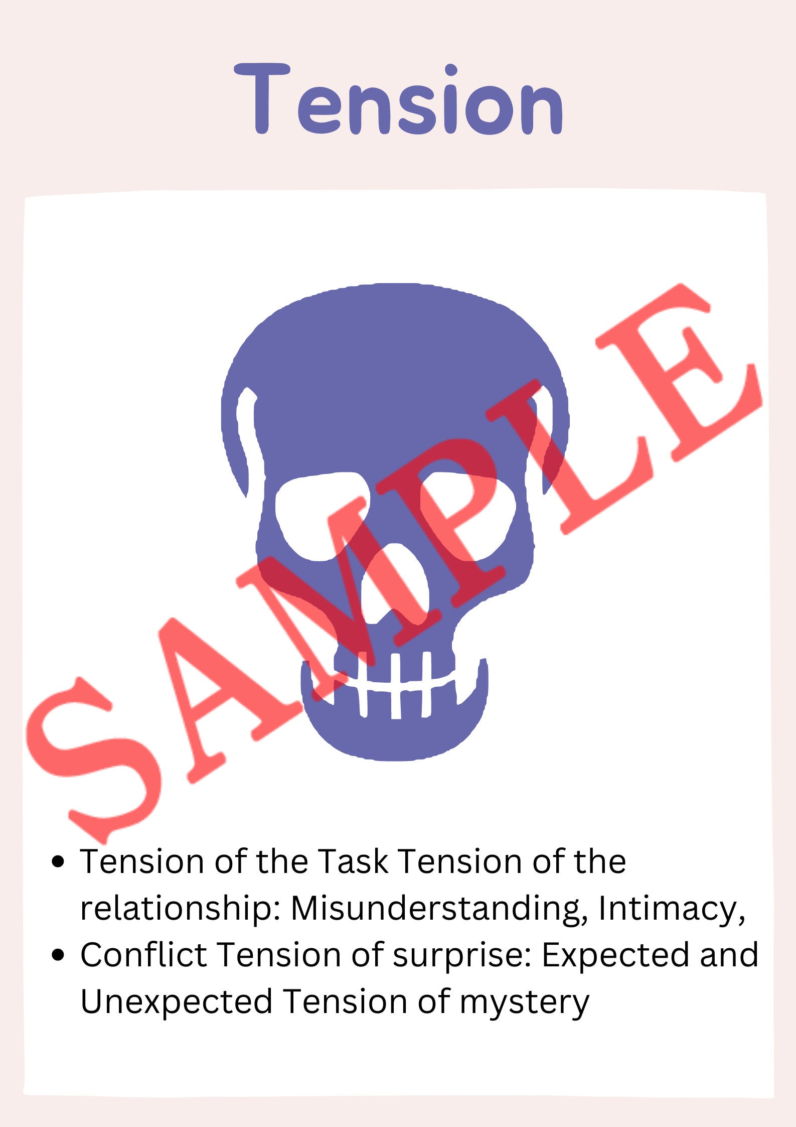 Elements of Drama Poster - Etsy