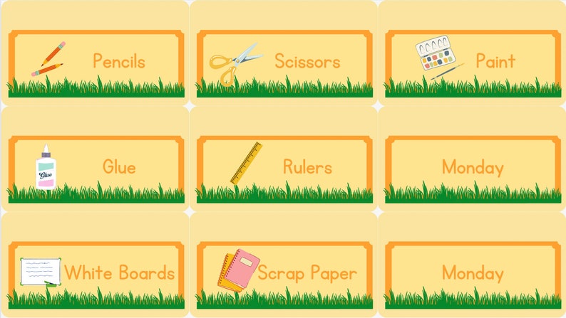 Giraffe Themed Classroom Decor Pack - Etsy