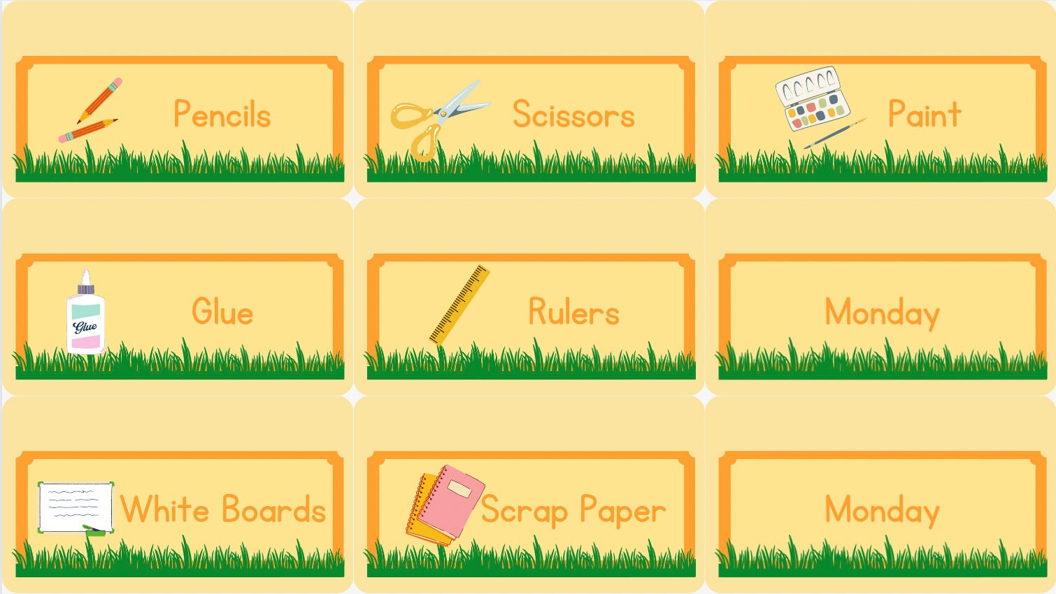 Giraffe Themed Classroom Decor Pack - Etsy