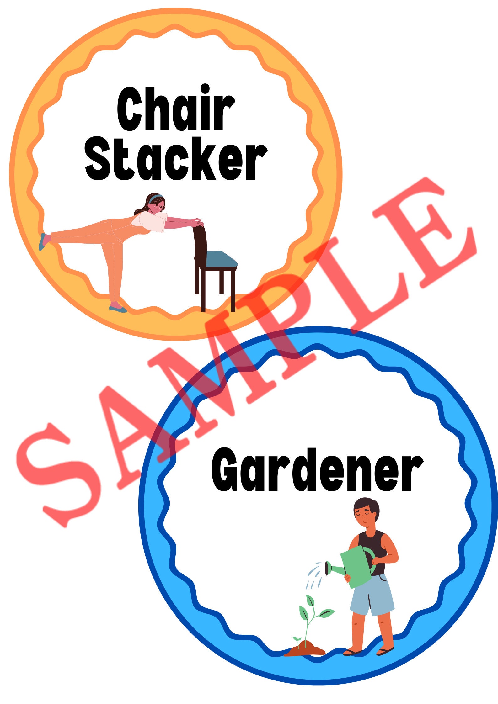 Classroom Job Labels - Etsy