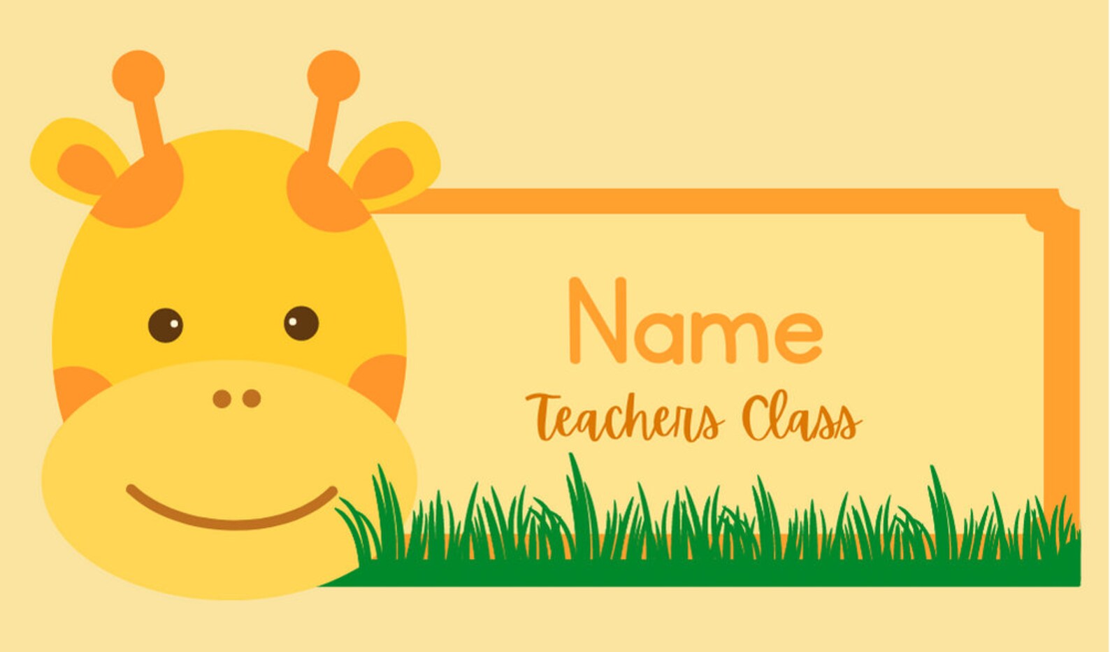 Giraffe Themed Classroom Decor Pack - Etsy