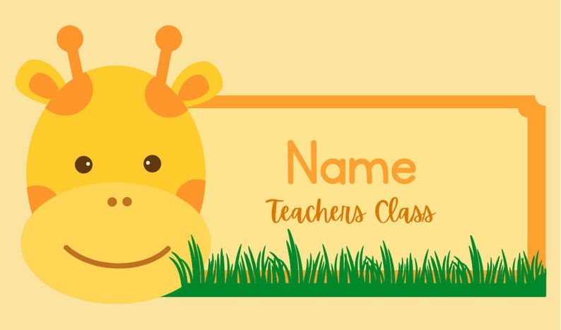 Giraffe Themed Classroom Decor Pack - Etsy