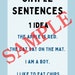 Sentence Structure Posters - Etsy