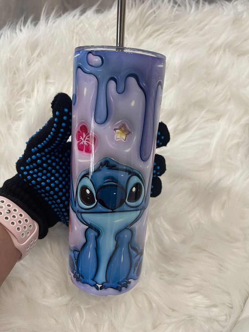 Stich and Ángel Tumbler Cup - Etsy