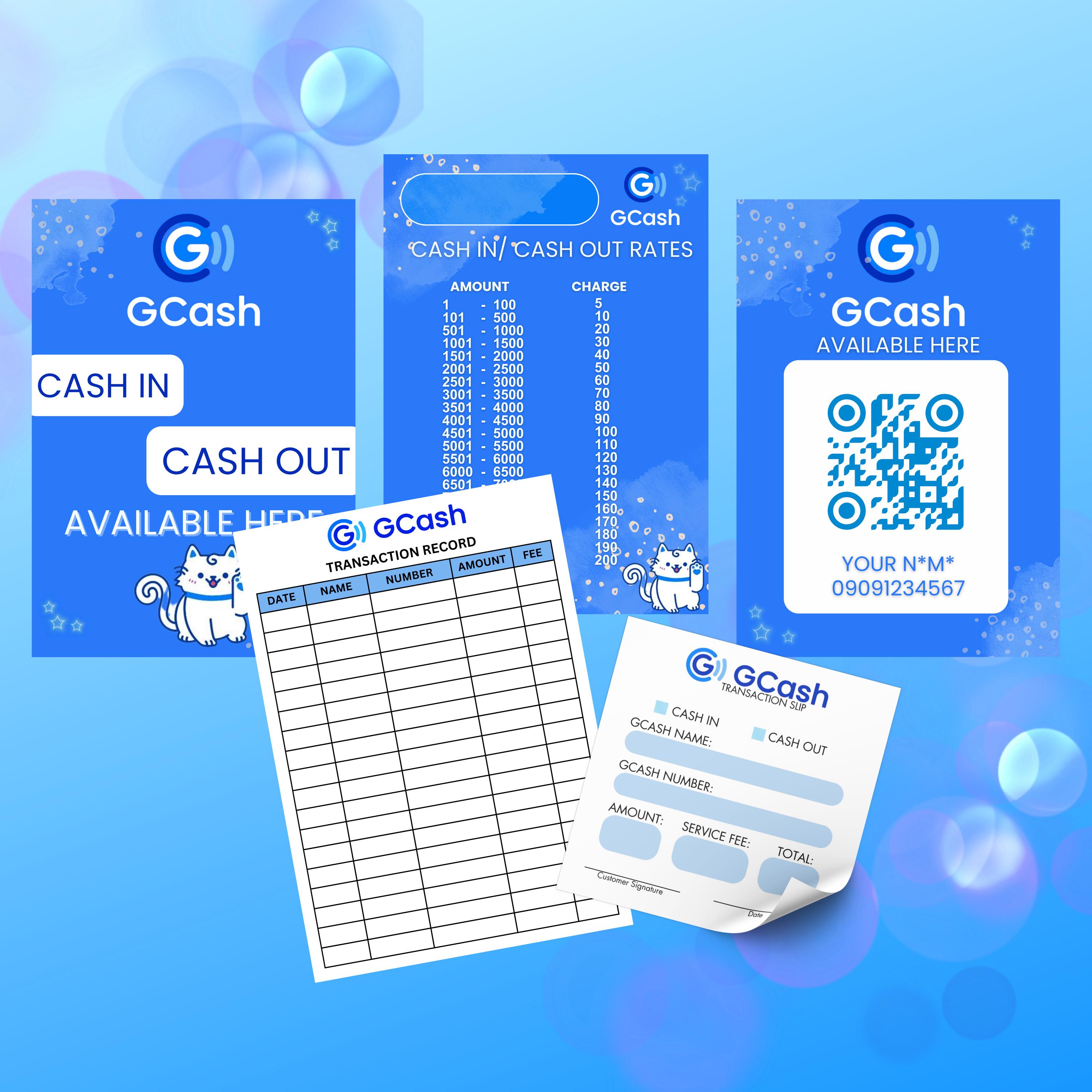 GCASH Template Bundle- Transaction Slip, Payment Record, Editable Gcash ...