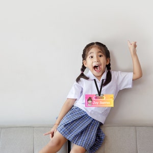 Name Tag for Student , Editable Name Tag for Students, Back to School ...