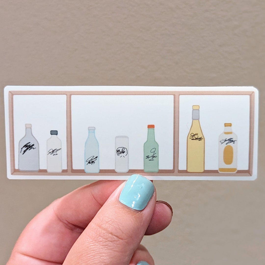 Suchwita BTS Bottle Shelf Sticker | Army BTS Vinyl Sticker, Gift for ...