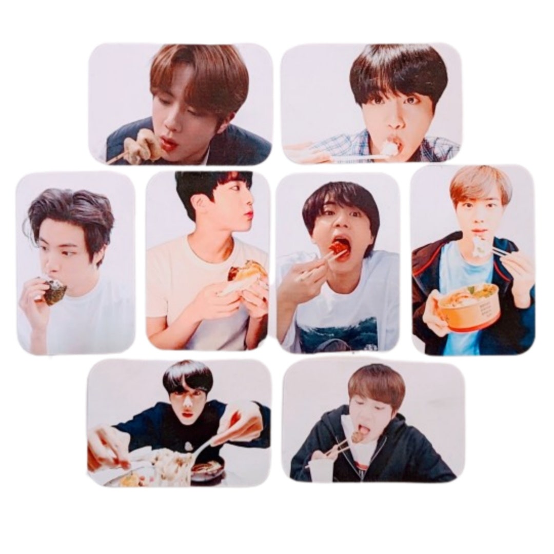 Eat Jin Fanmade Photocards | Kim Seokjin Bias Gift for ARMY, Jin ...