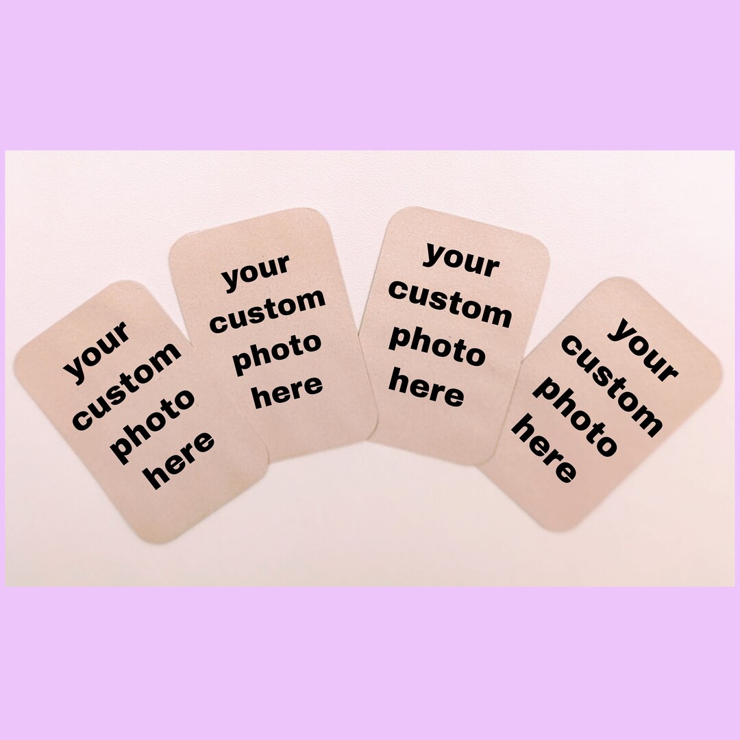 Custom Set of 4 K-pop Photocards - Etsy