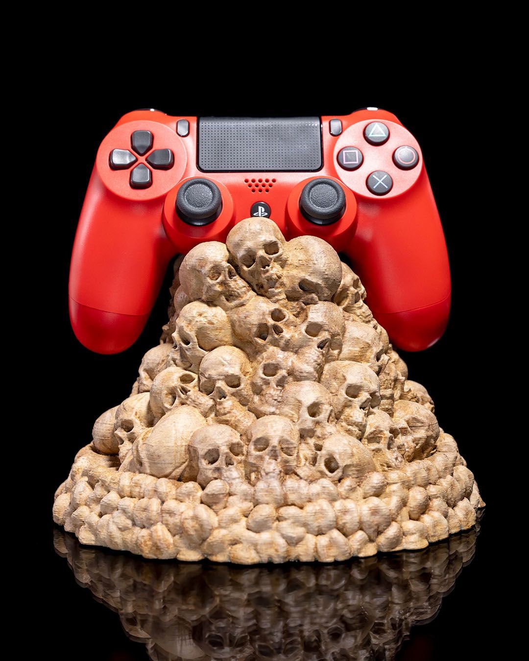 3D Printed Skull Controller Stand – Fate of the Fallen Gaming Organizer ...