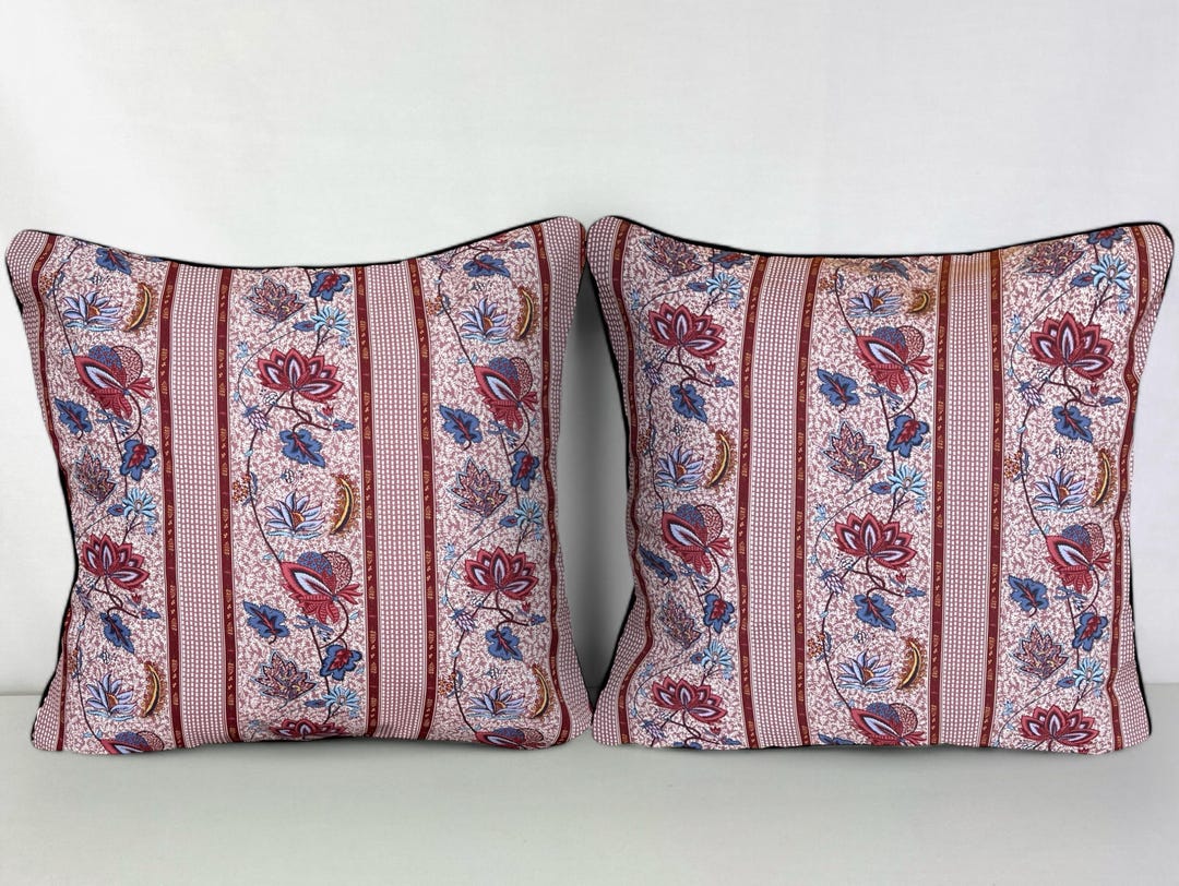 QUENIN by LELIÈVRE PARIS - Luxury Interior Design Brand - New Pair of Cushion Covers With Piping ...