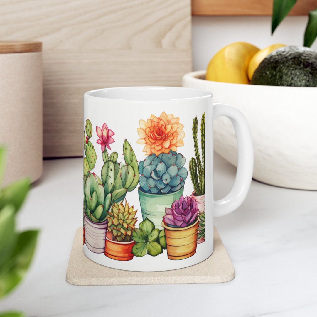 Plant Mug Houseplant Coffee Cup Plant Lovers Gift for Plant - Etsy