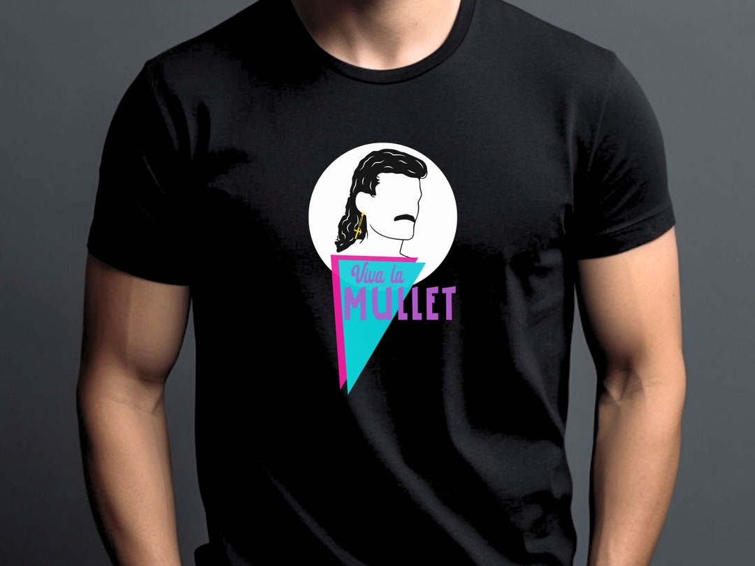 Viva La Mullet Shirt, Retro Tee Shirt, Retro Tshirt, Vintage T Shirt ...