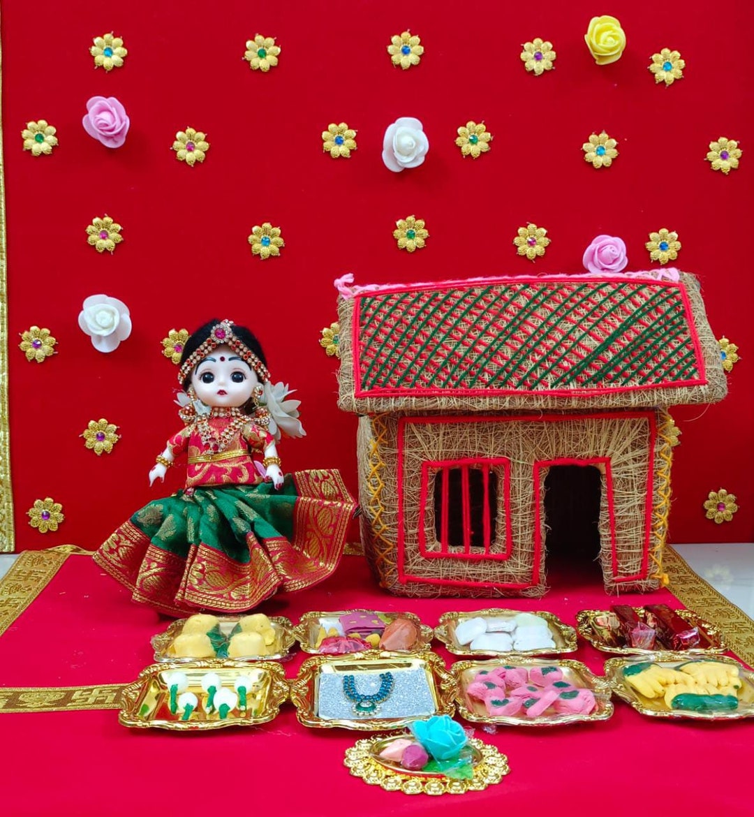 Handmade Mahalakshmi Kubera Set Golu Indian Dolls for Pooja - Etsy UK