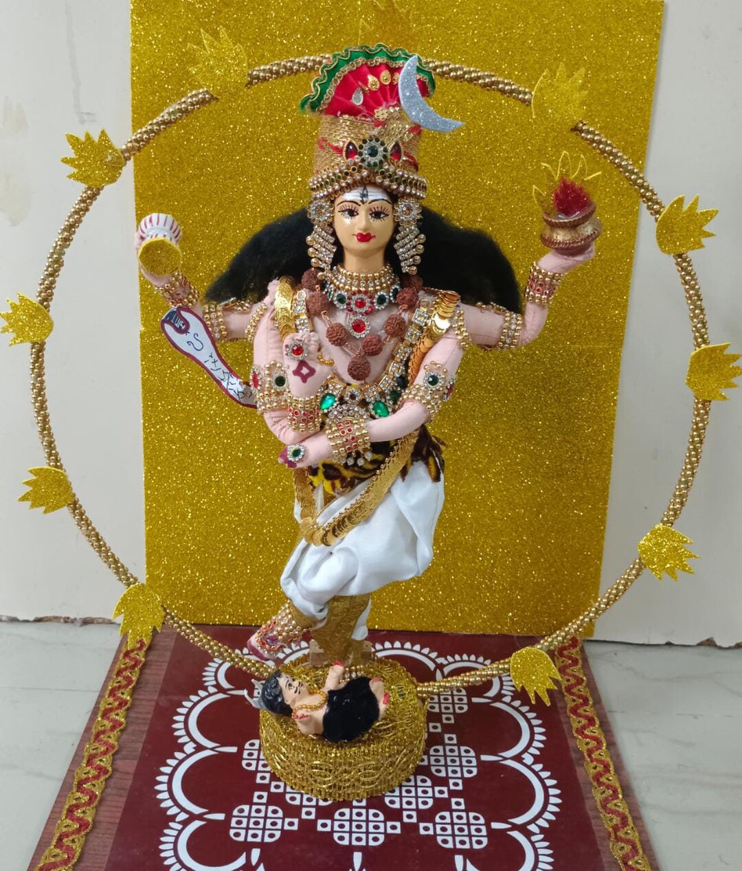 Nataraja Doll Fully Handmade Fabric Doll With Fiber Face - Etsy