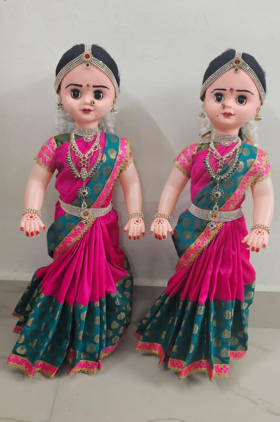 Welcome Dolls Fully Handmade Fabric Dolls Golu Indian Dolls - Etsy