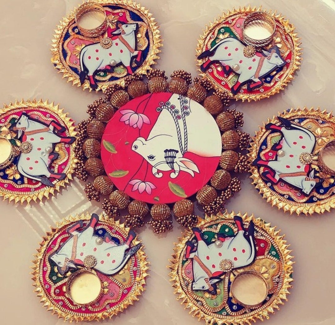 Decoration Rangoli Items for Varalakshmi Decoration for Ganesh ...