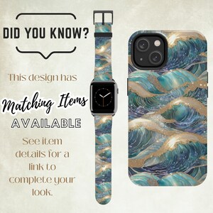 Ocean Waves Apple Watch, Beach Watch Strap for 41mm 45mm 40mm 38mm 42mm ...