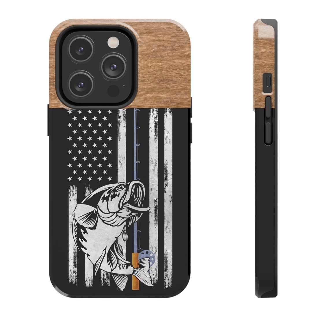 Fishing Phone Case iPhone 14 13 12 Case Fisherman Gift Big Bass Angler ...