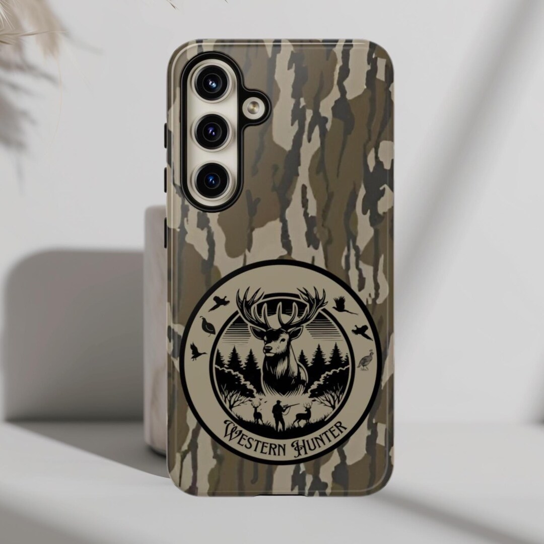 Western USA Deer Hunter Phone Case | Outdoorsman Gift | Hunting Phone ...
