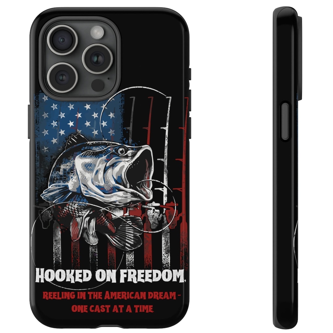 Bass Fishing Phone Case, Largemouth Bass Phone Cover, Fisherman Gift ...