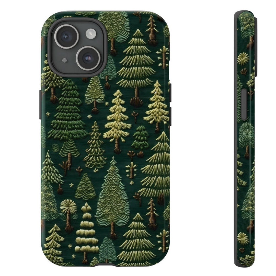 Winter Christmas Tree Phone Case, Christmas Aesthetic Phone Cases ...