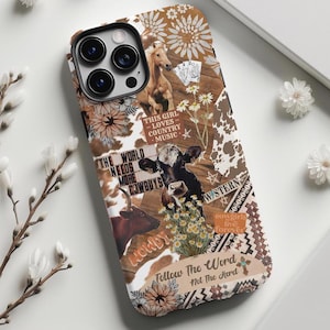 Country Girl Collage Western Phone Case | Rodeo Phone Cover | Ranch ...