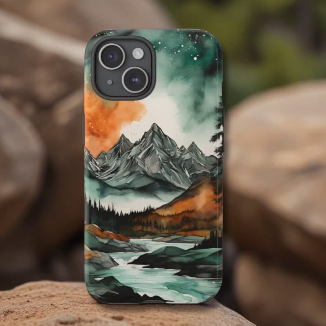 Mountains Phone Case | Outdoor Aesthetic | Forest Hiking | Wanderlust ...