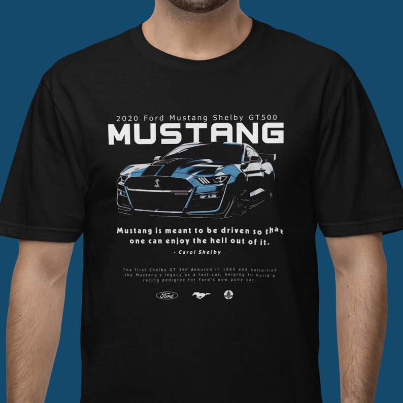 Blue, Ford Mustang Shelby GT500, Racing, Sports Car, Shirt, Car ...