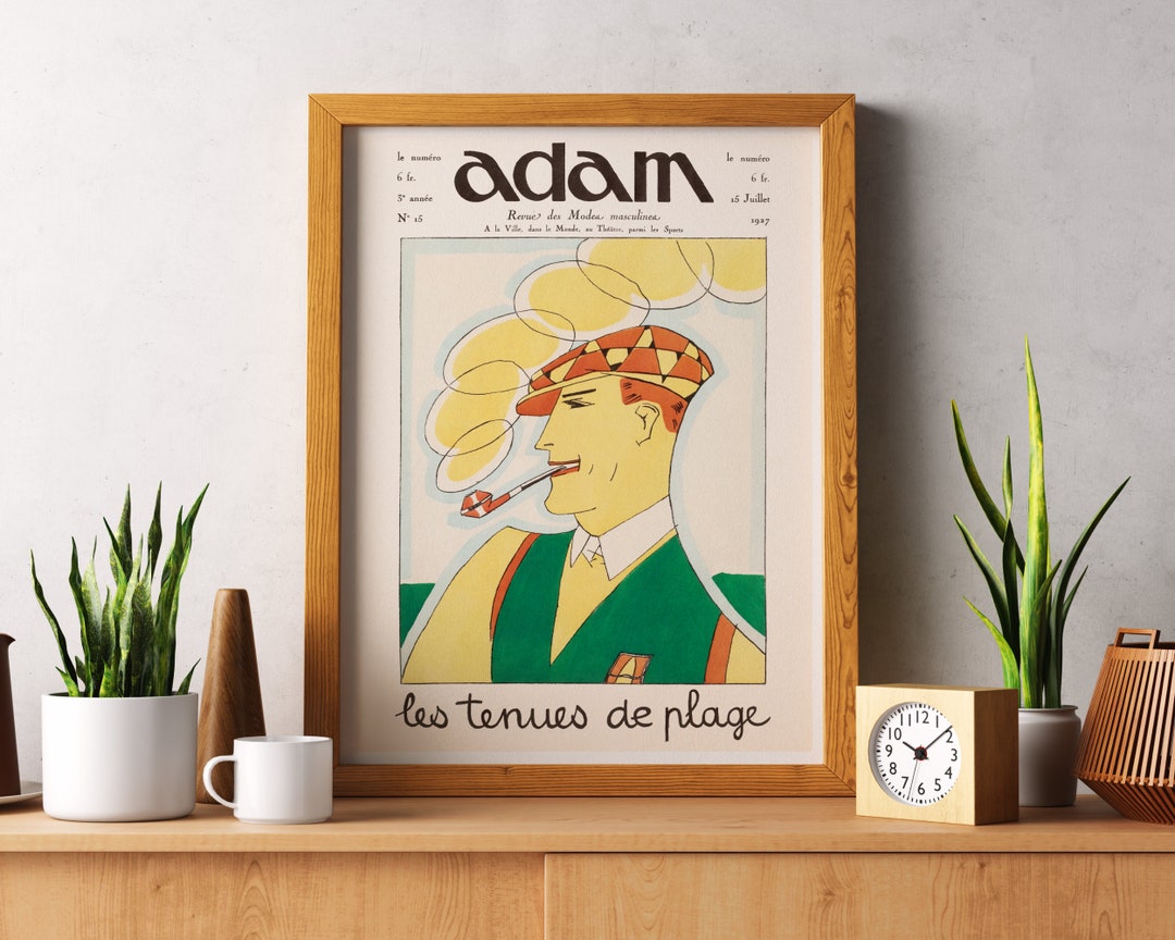 Downloadable Prints | Gentleman's Fashion Poster | Art Deco Print ...