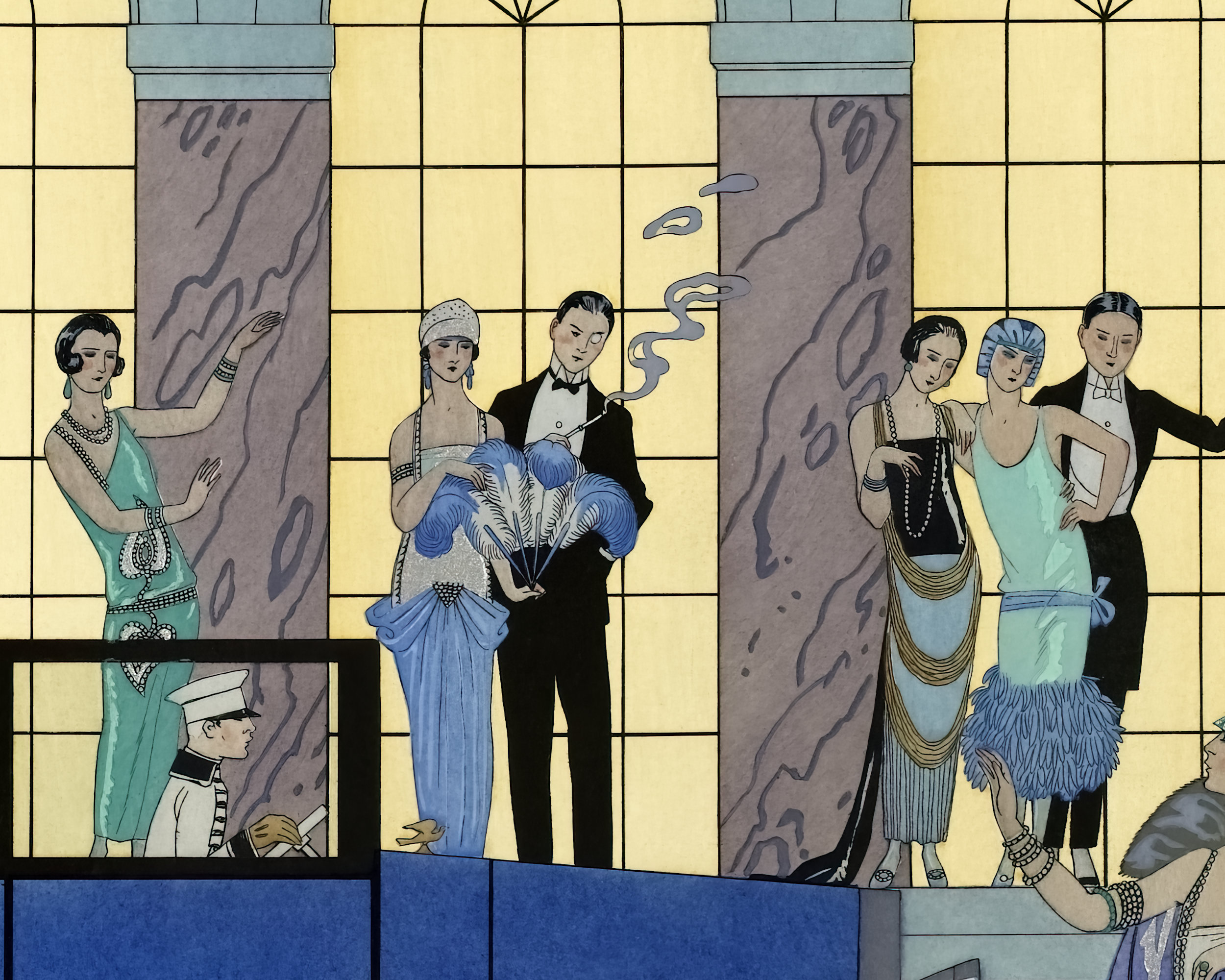 Downloadable Prints | Art Nouveau Print | 1920s Flapper Girls ...