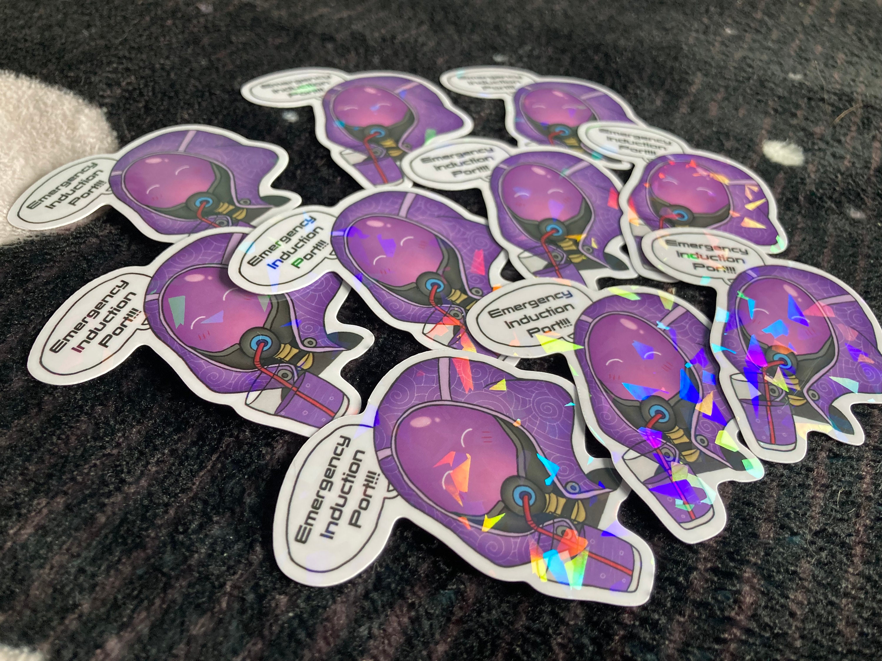 Tali Zorah Emergency Induction Port Holographic Sticker - Etsy