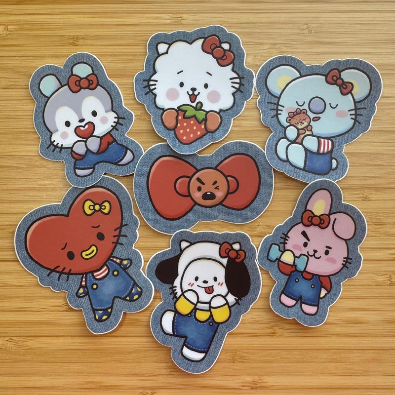Bt21 Stickers - Etsy