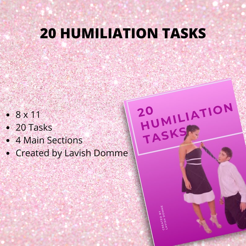 20 Humiliation Task, Sissy Training, Femdom Tasks for Submissives - Etsy UK