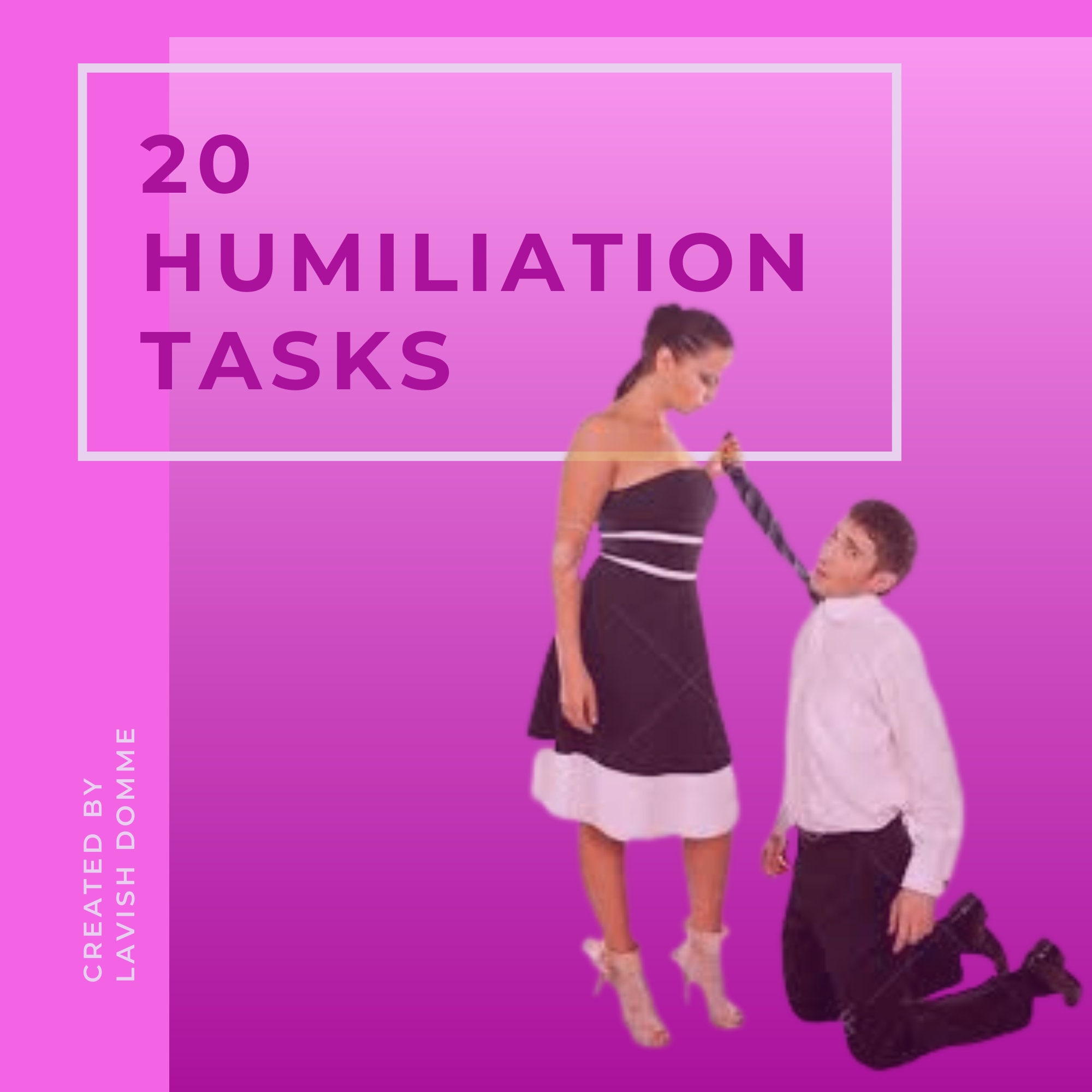 20 Humiliation Task Sissy Training Femdom Tasks For Submissives Etsy
