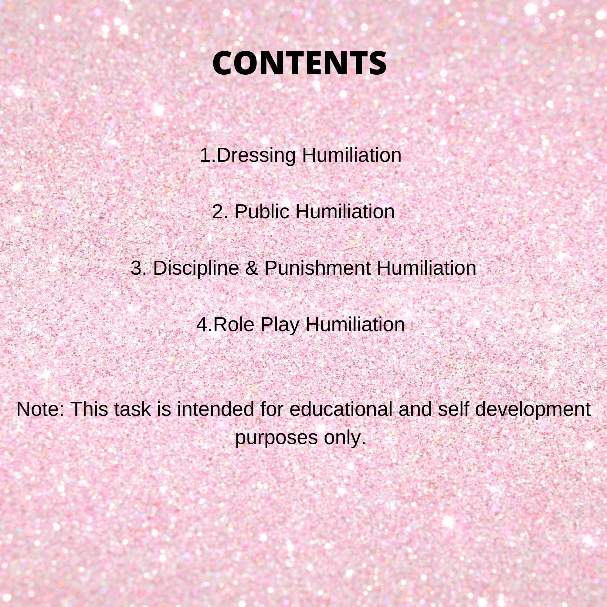 20 Humiliation Task, Sissy Training, Femdom Tasks for Submissives - Etsy