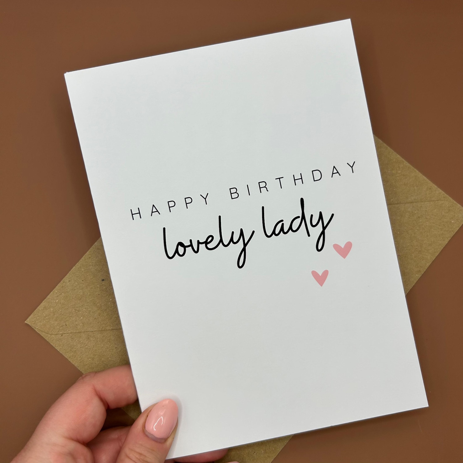 Lovely Lady Birthday Card - Etsy