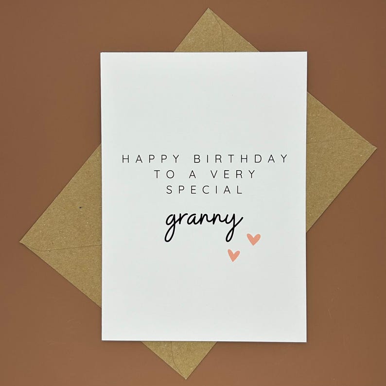 Granny Birthday Card - Etsy
