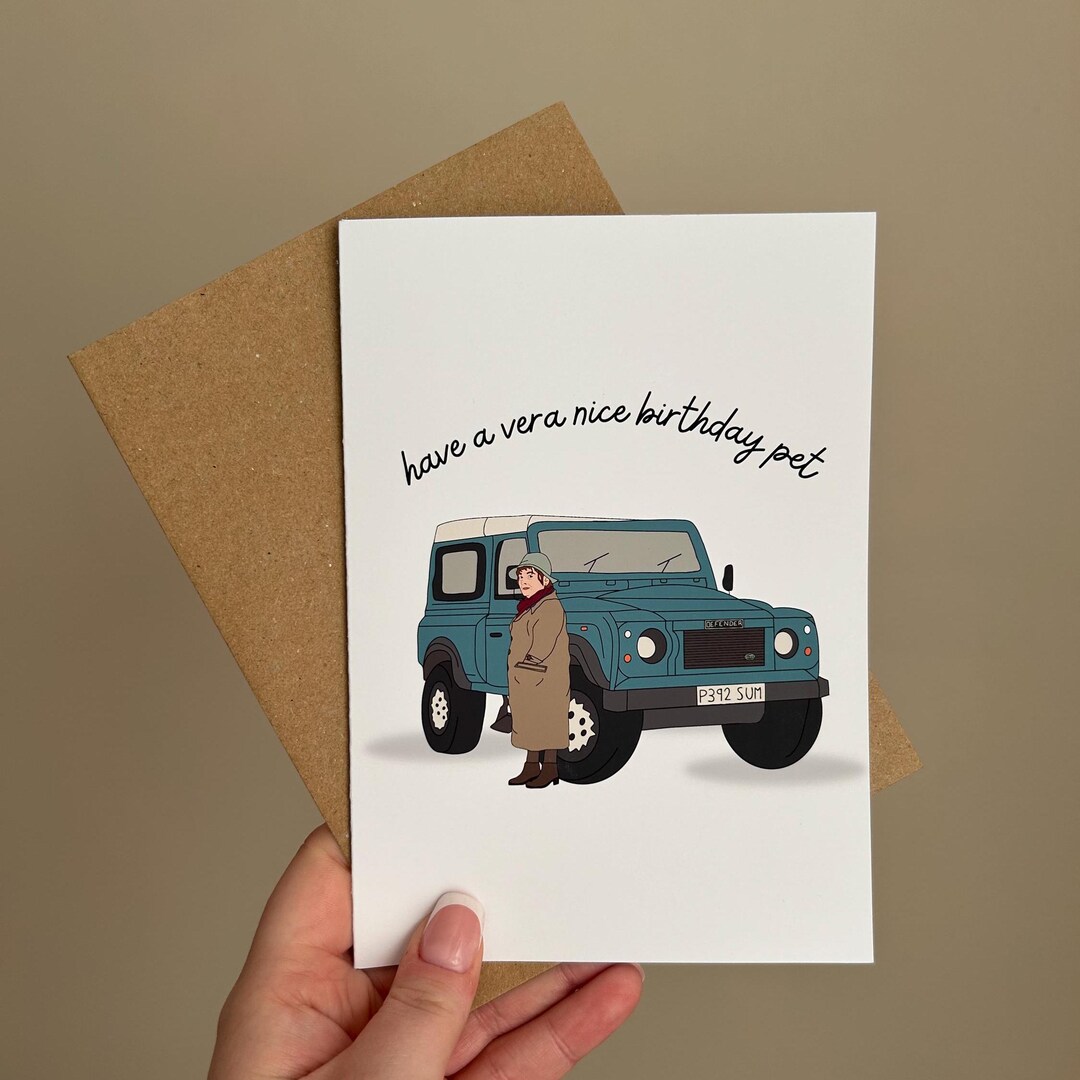 Vera Stanhope - Have a Vera Nice Birthday Card | Vera Fans | Vera Merch ...