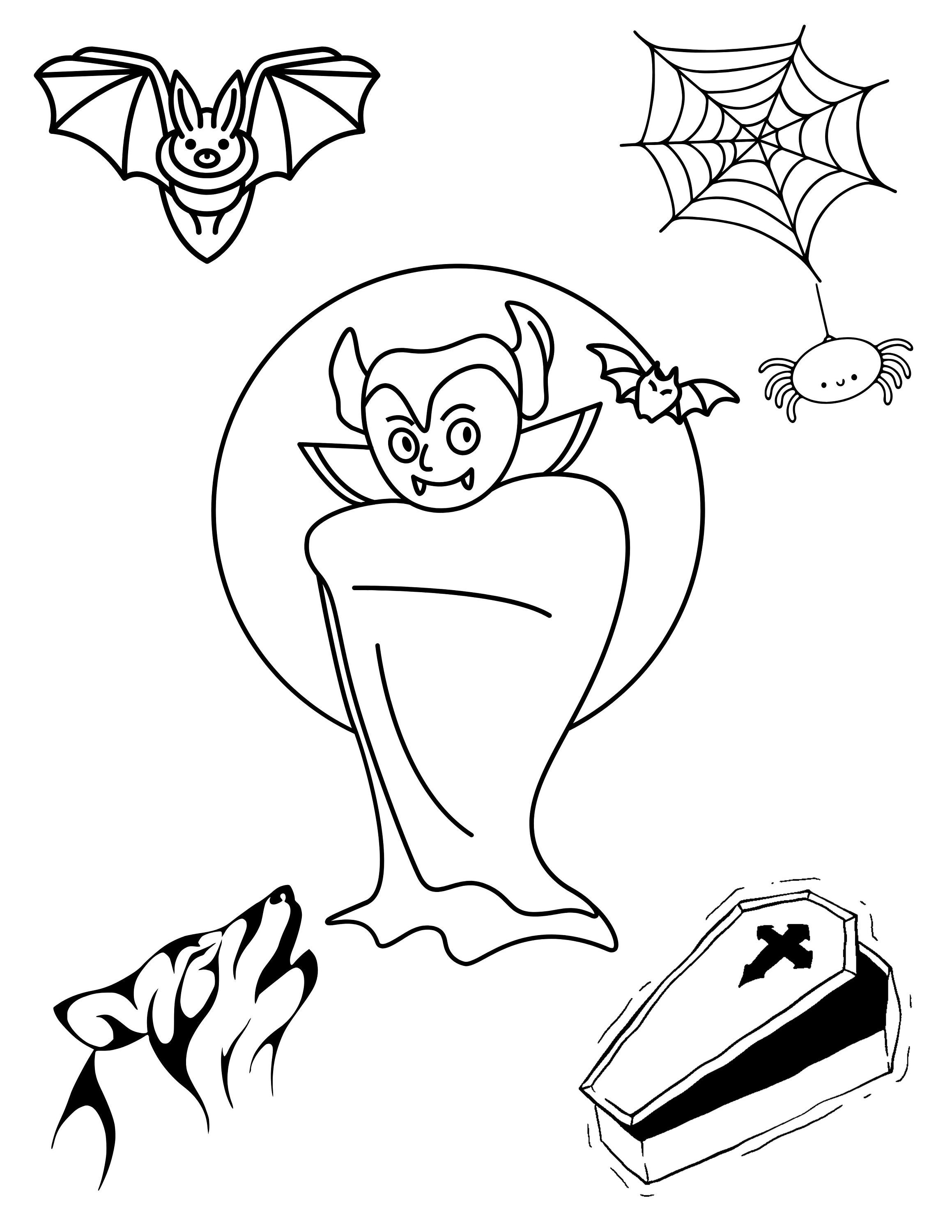 Spooktacular Halloween Coloring Pages: Ages 5-8 - Etsy