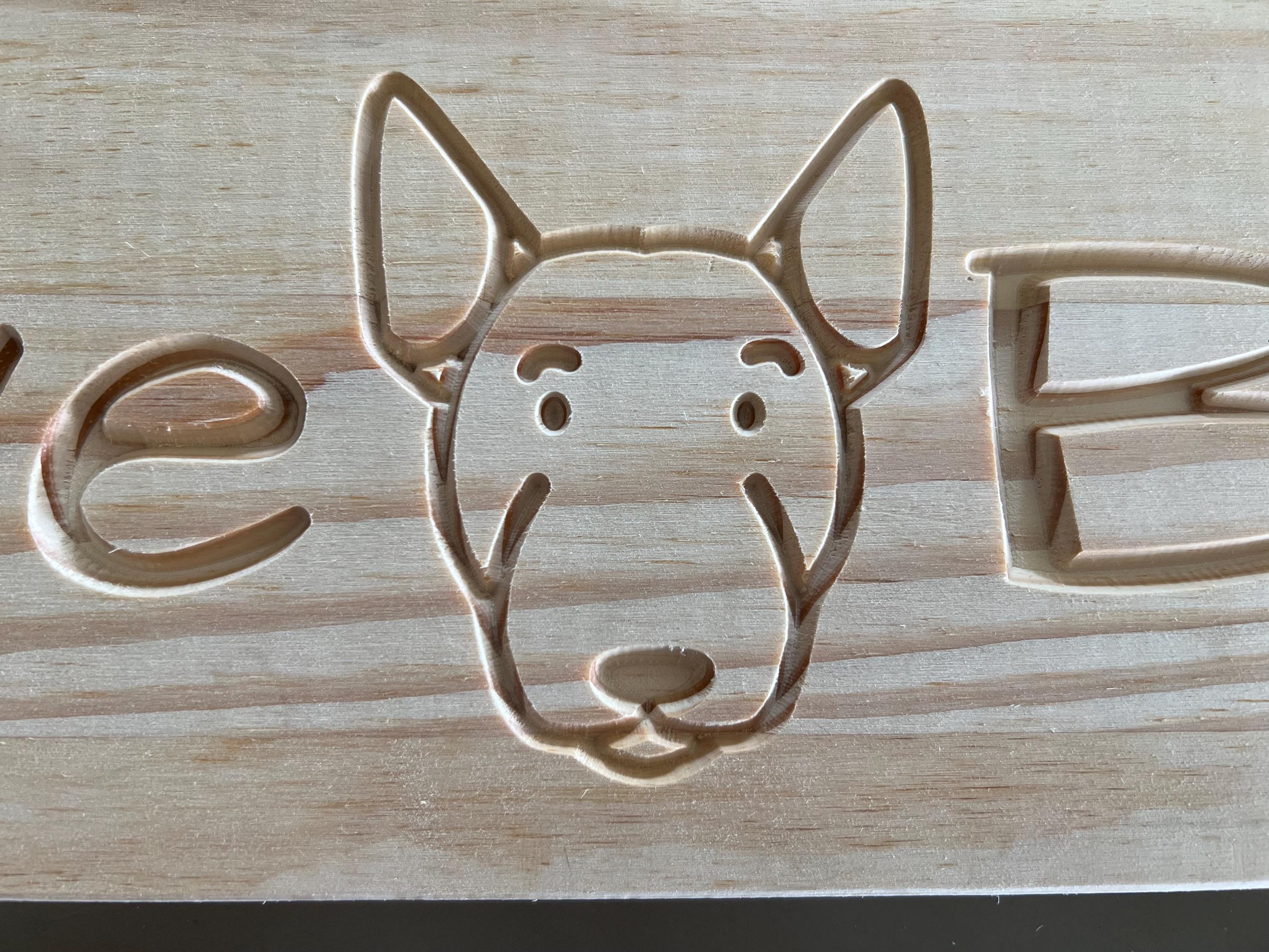 Love A Bull Terrier Sign - Etsy