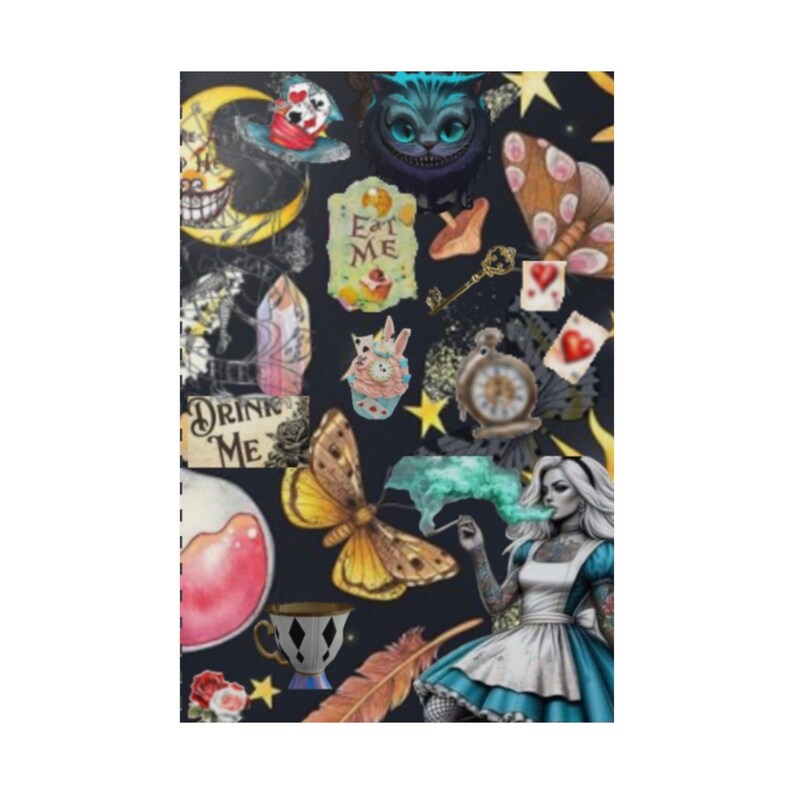 24x36 Alice in Wonderland Poster Art, Askew Design, Go Ask Alice, Edgy ...