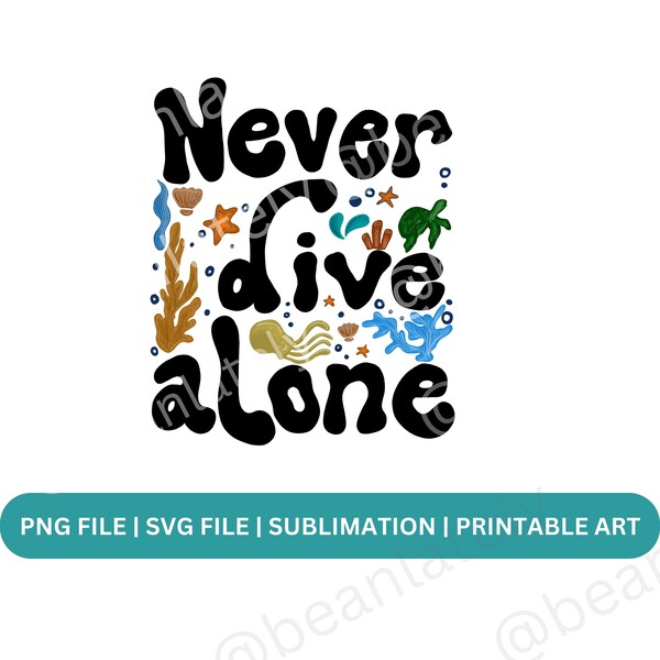 Scuba Free Dive Svg - Etsy