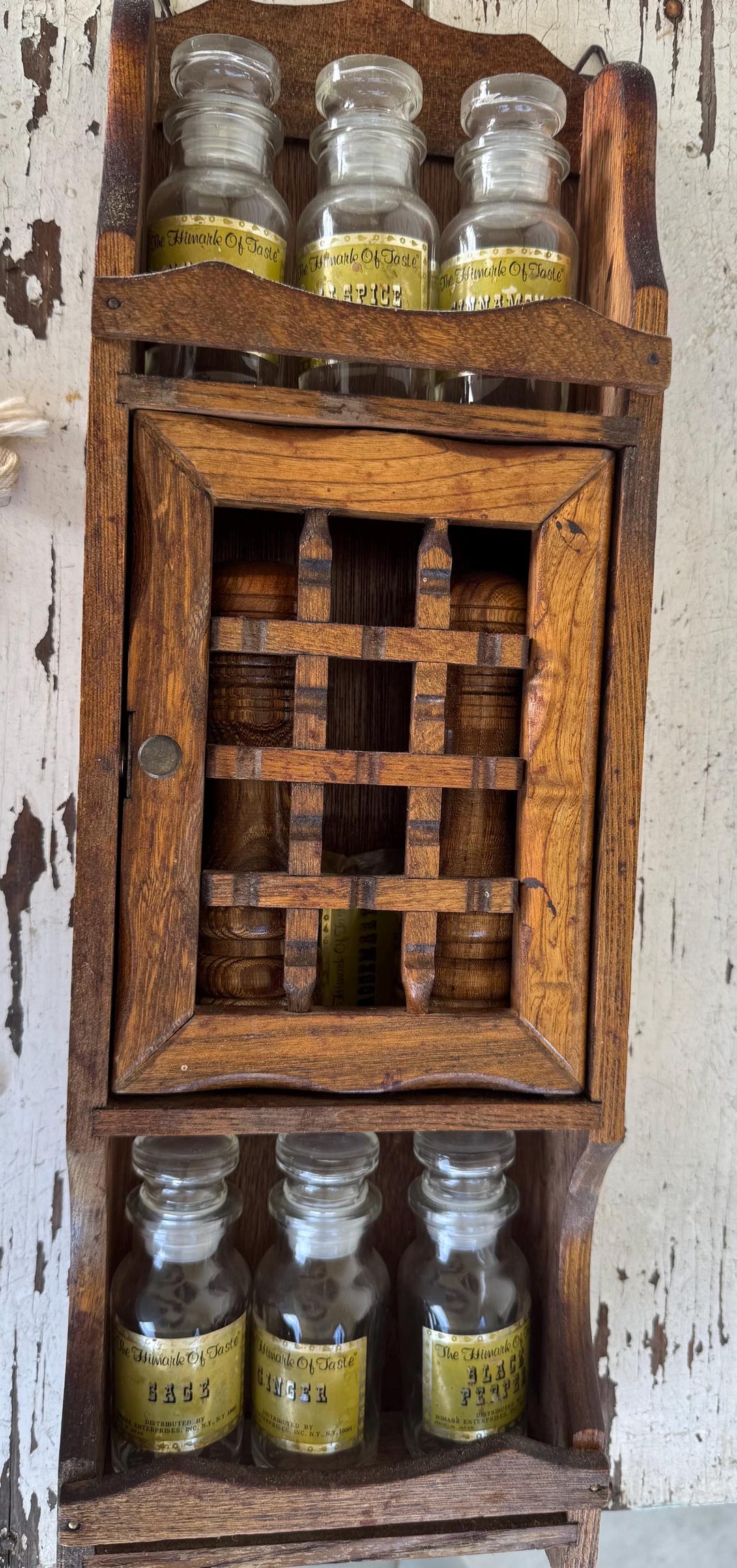 Vintage Japan Wood Spice Shelf: Kitchen Storage Organizer - Etsy
