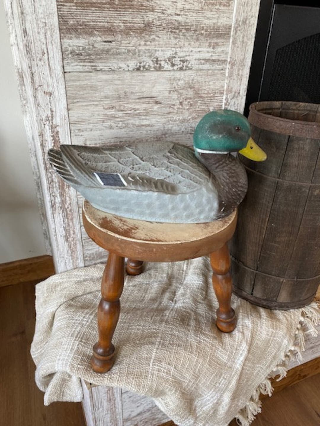 Drake Paper Duck Decoy Antique Paper Mache, Old Paper Drake Duck ...