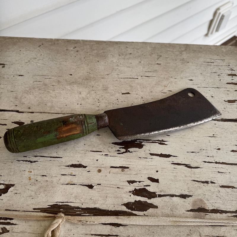 Antique Meat Cleaver - Etsy
