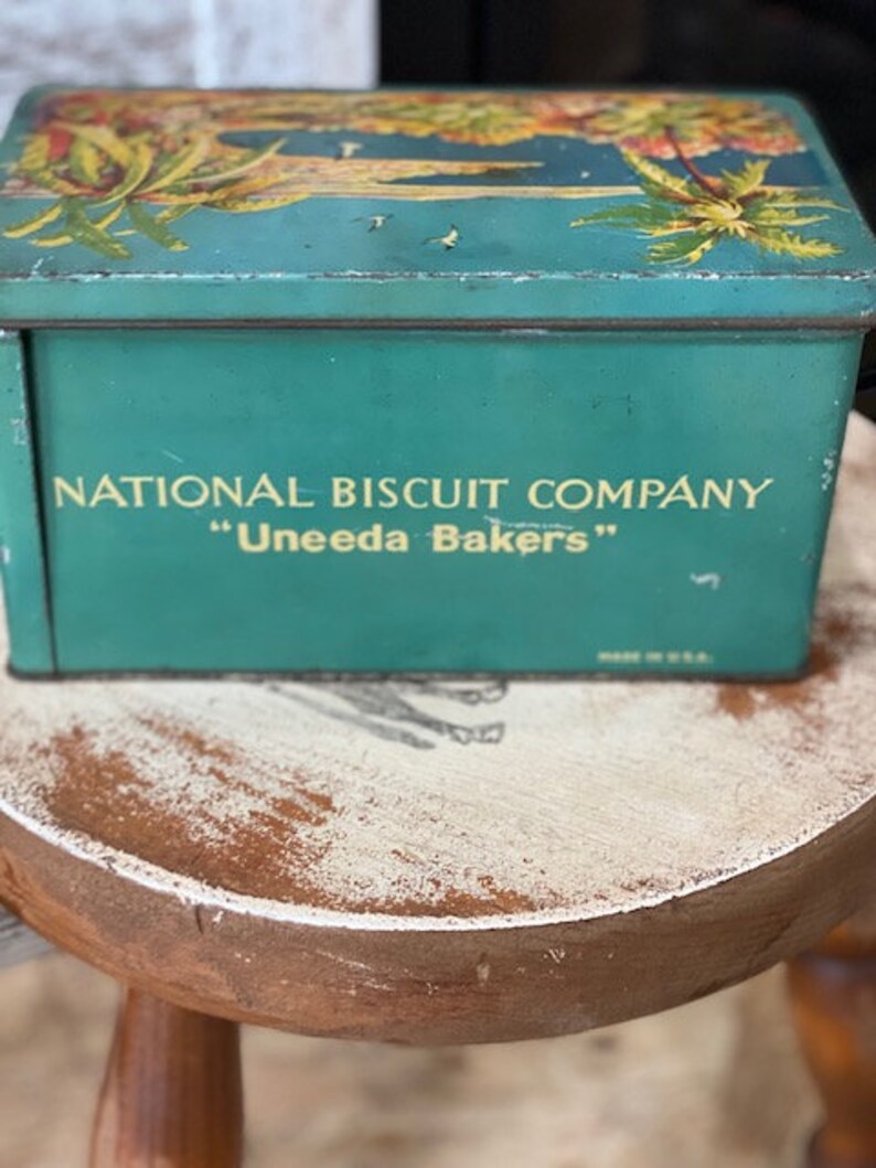 Vintage National Biscuit Company Tin: Uneeda Bakers Collectible - Etsy