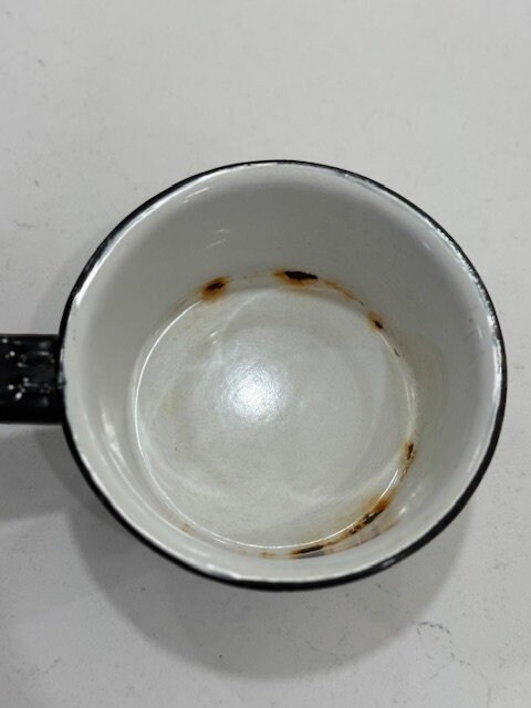 Vintage Robin Egg Blue Graniteware Pan W/ Handle, 5 1/2 Size, Small ...